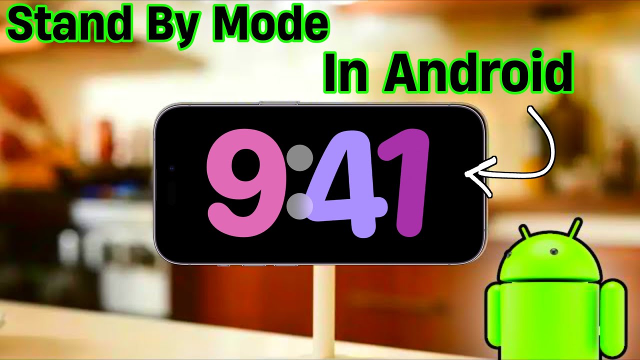 How to get ios 17 standby mode in any Android !! ios 17 standby mode in ...