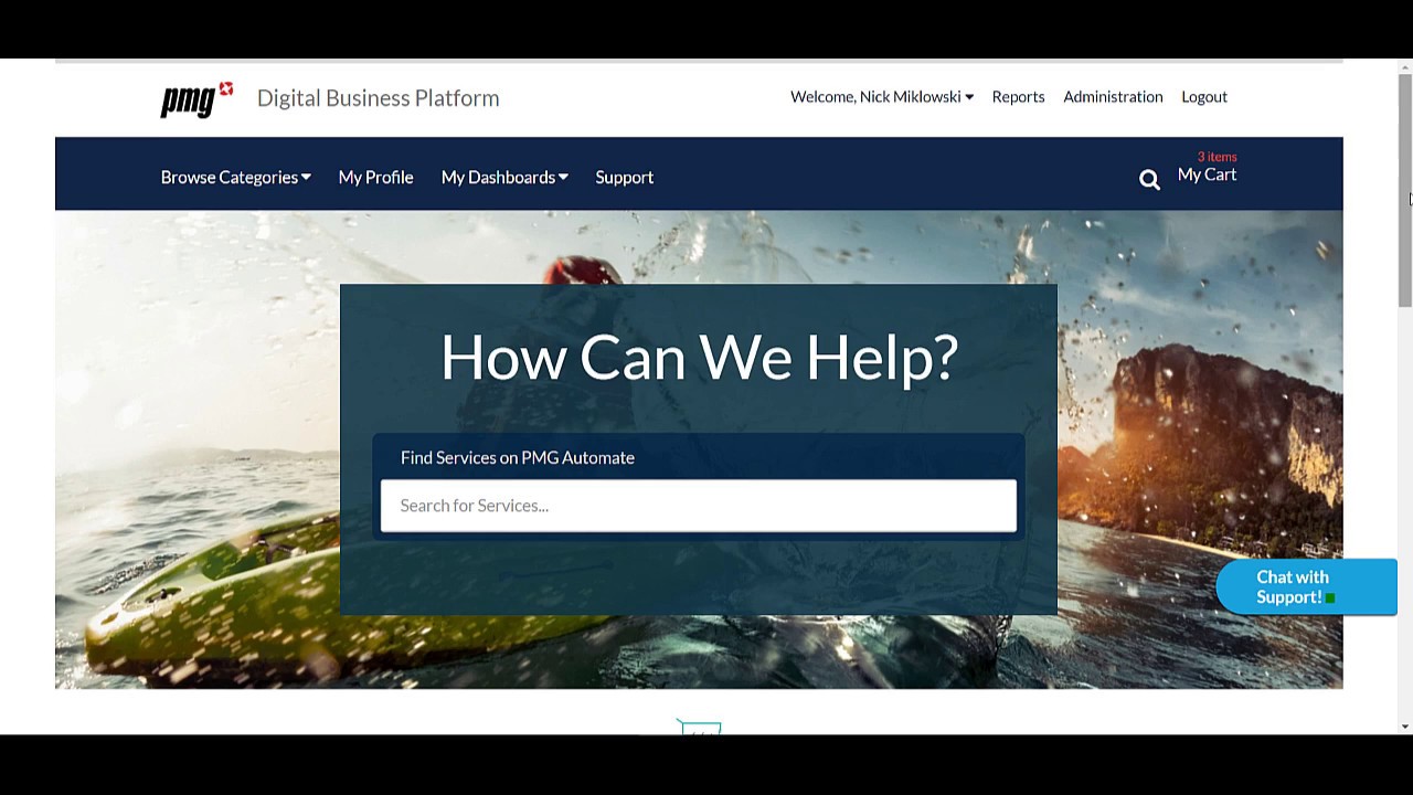 PMG Digital Business Platform - Forms and Dashboards - YouTube