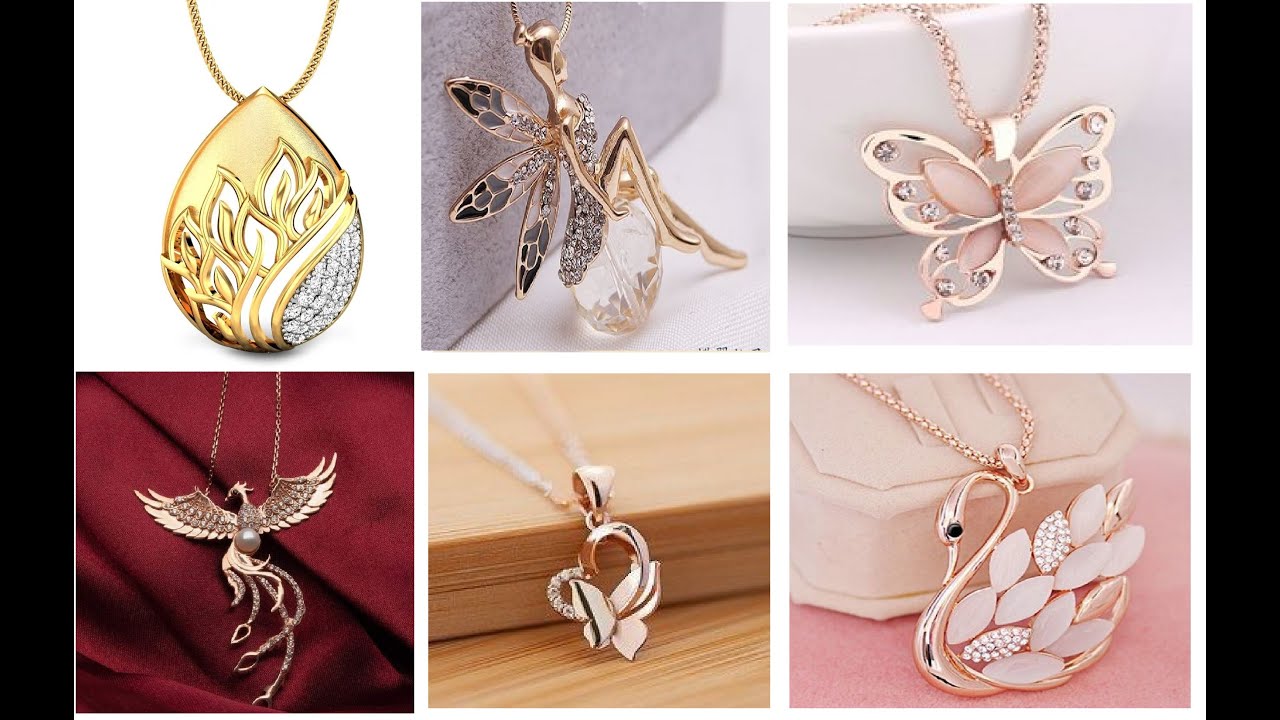 light weight gold locket design - YouTube