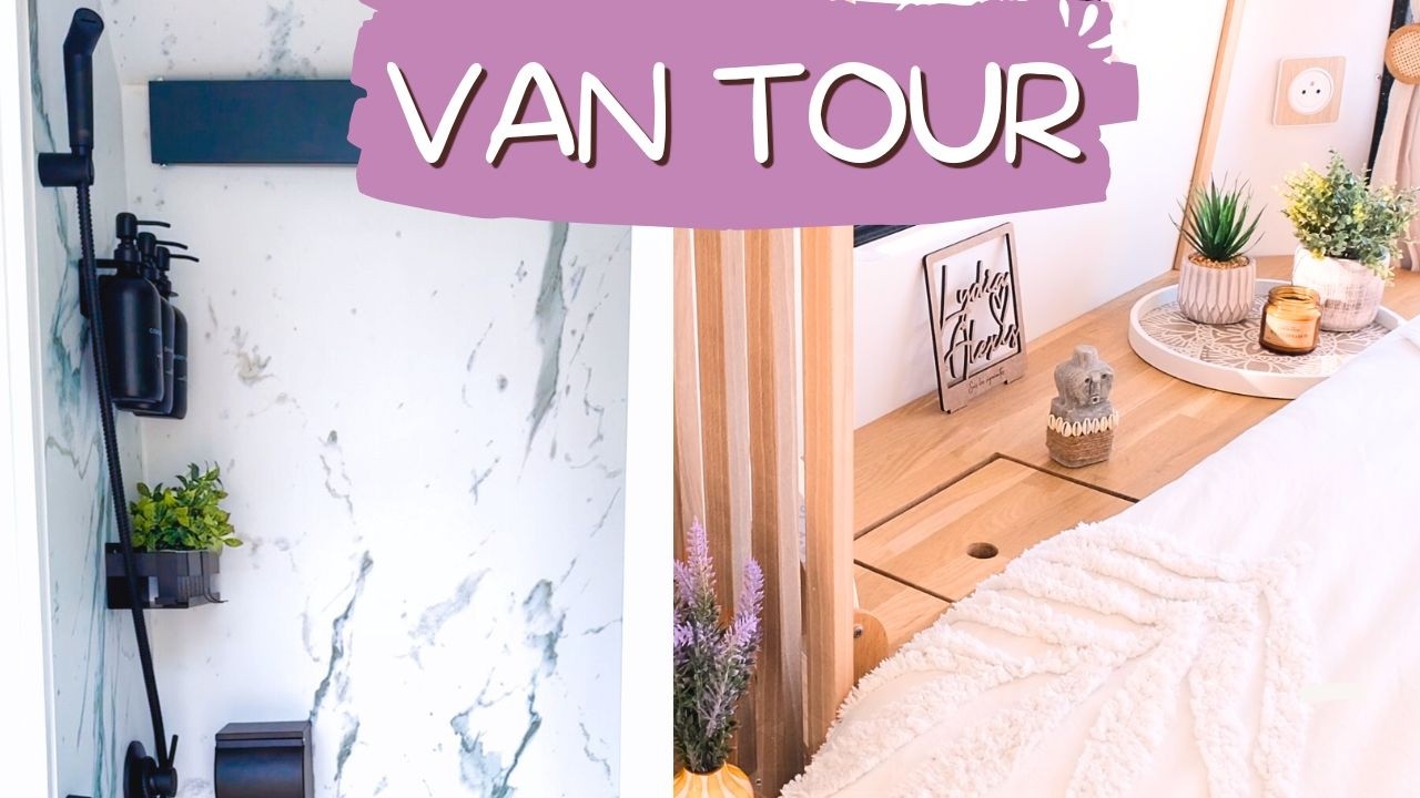 VAN TOUR en 10 minutos en español. DISEÑO y LUJO en una CAMPER - YouTube
