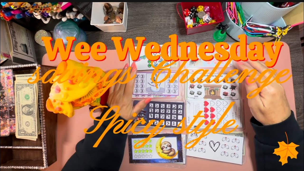 ⁠Wee Wednesday Mini Savings Challenge/ lots complete/ spicy style ...