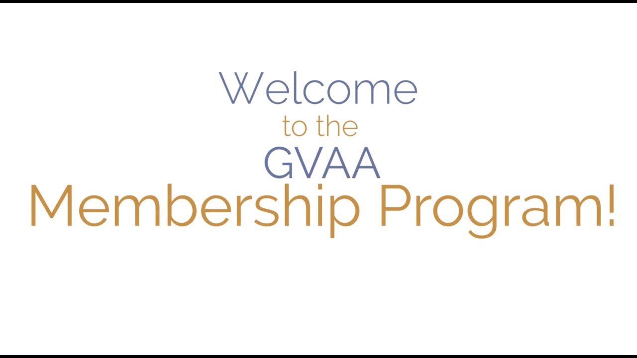 GVAA Membership - YouTube