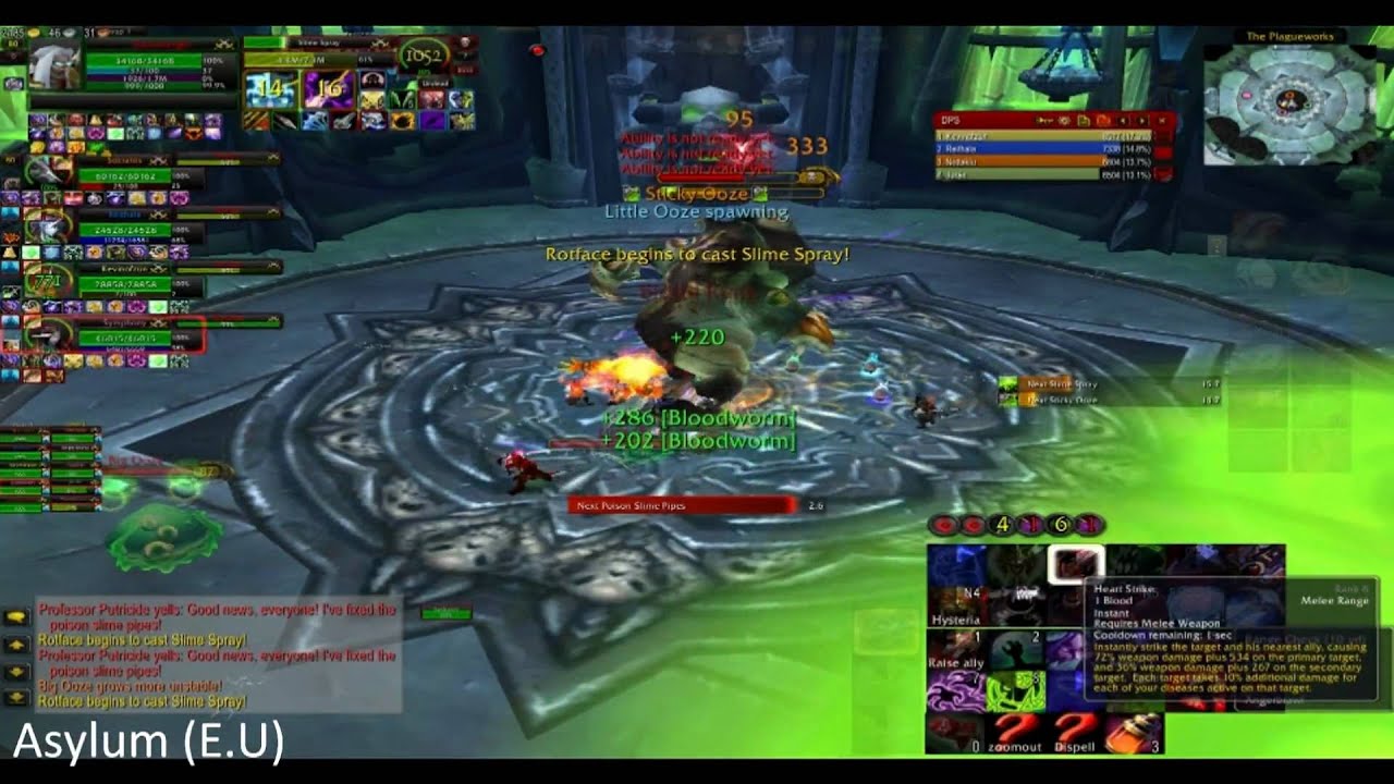 WoW Rotface ICC 10man (Asylum Aerie Peak E.U) - YouTube