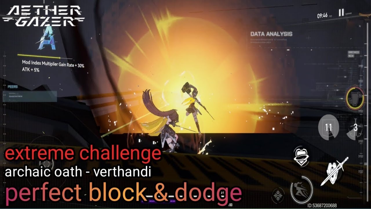 Verthandi extreme || perfect block & dodge [Aether Gazer] indonesia - YouTube