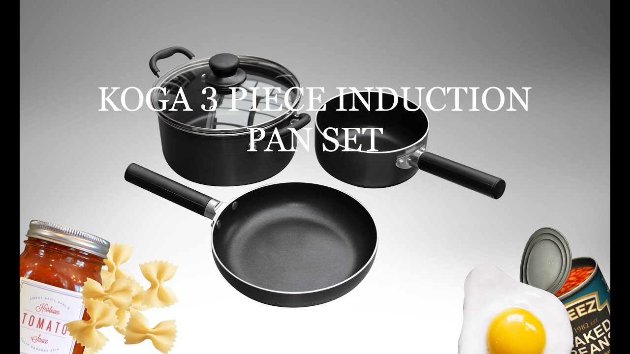 Outdoor Revolution Koga 3 Piece Induction Pan Set - YouTube