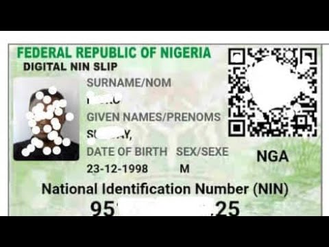 How to print your NIN to plastic original ID card#nin #NIN #nimic - YouTube