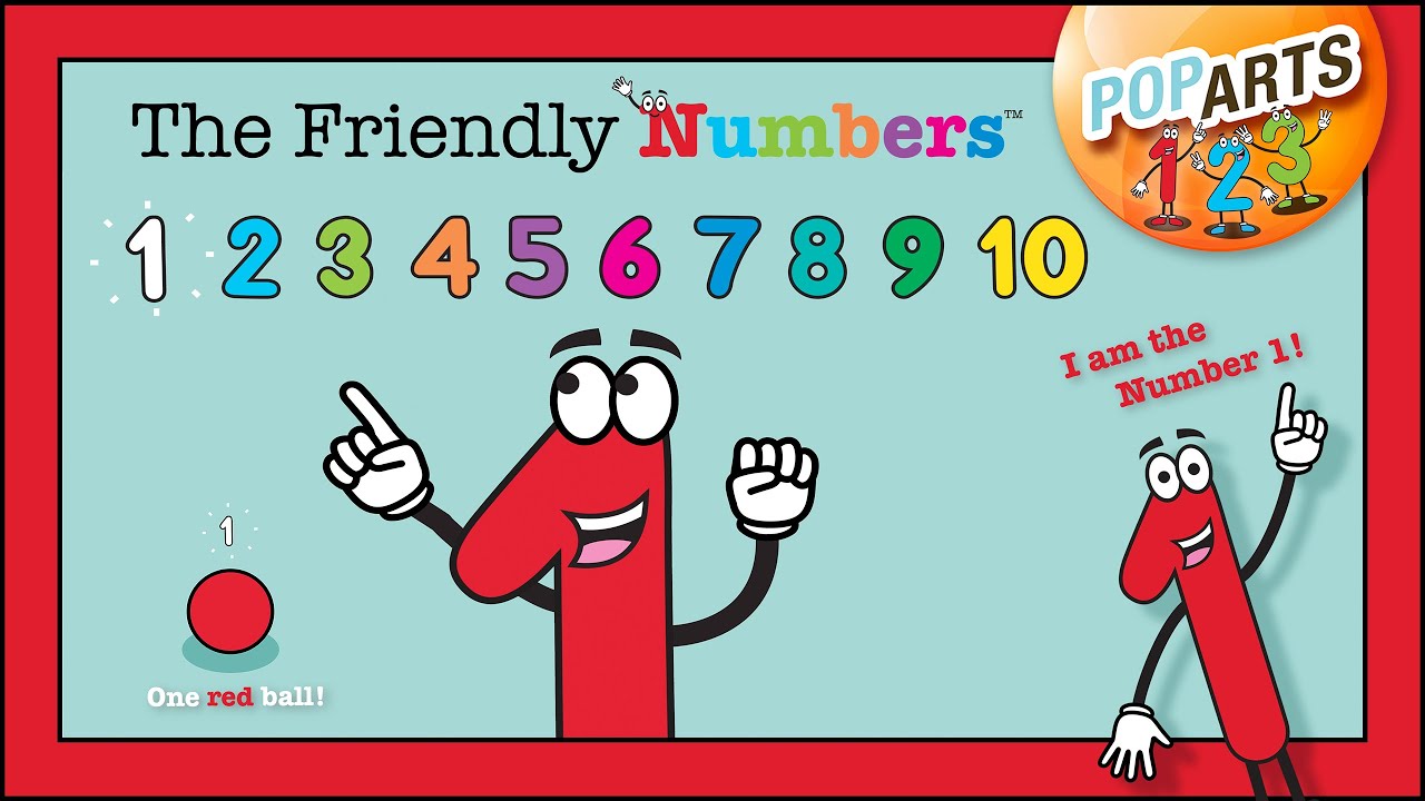 Number 1 | The Friendly Numbers | Educational Number Learning for kids ...