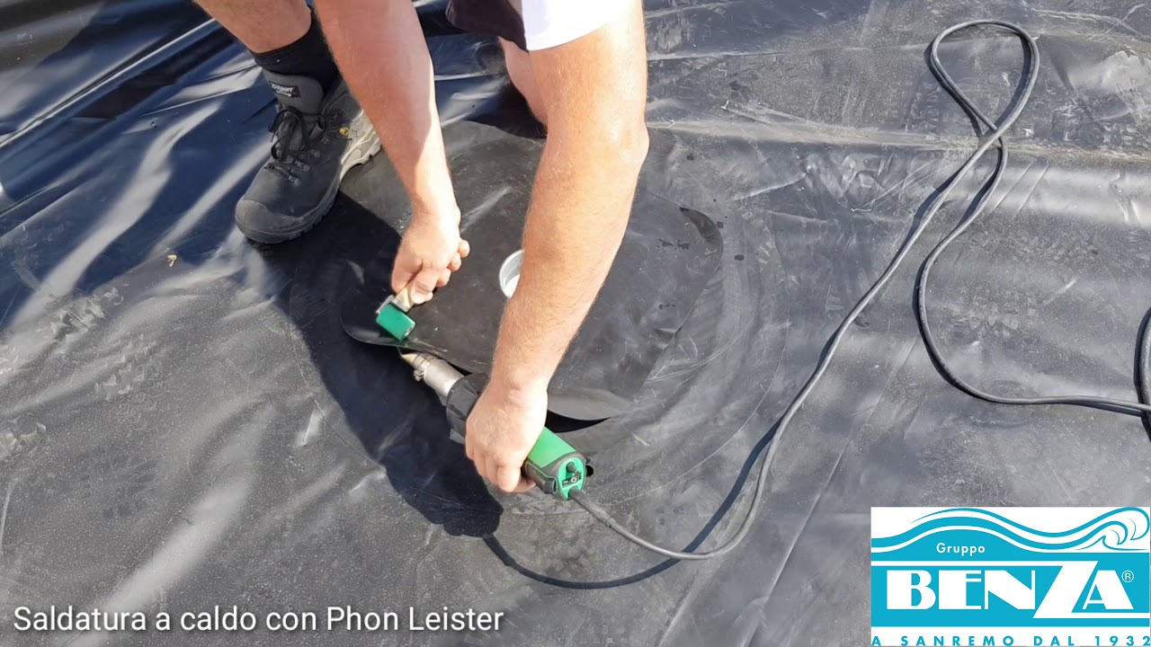 Saldature a caldo teli con Phon Leister (polipropilene, PVC ...