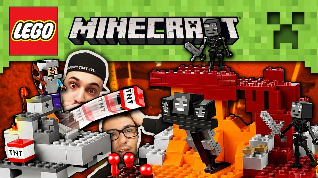 IL WITHER BOSS NELLA VITA REALE - LEGO Minecraft - 21126 Il Wither w ...