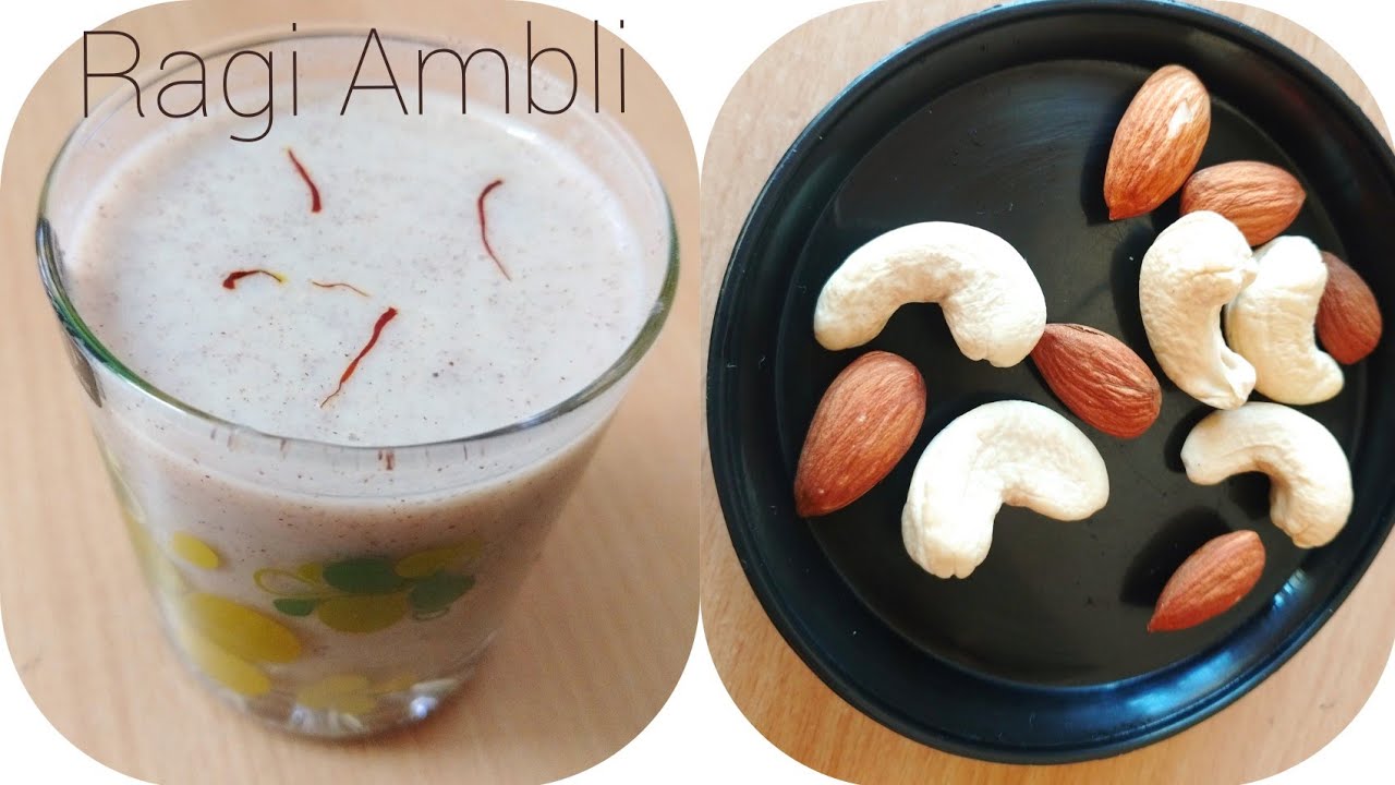 ragi ambli recipe/ragi ambli benefits in kannada/ragi ambli maduva ...