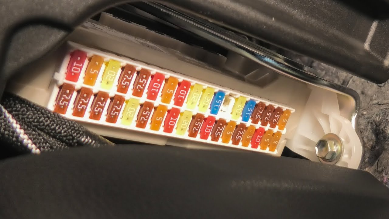 Lexus UX (2019-2025): Interior Fuse Box Location And Diagram. - YouTube