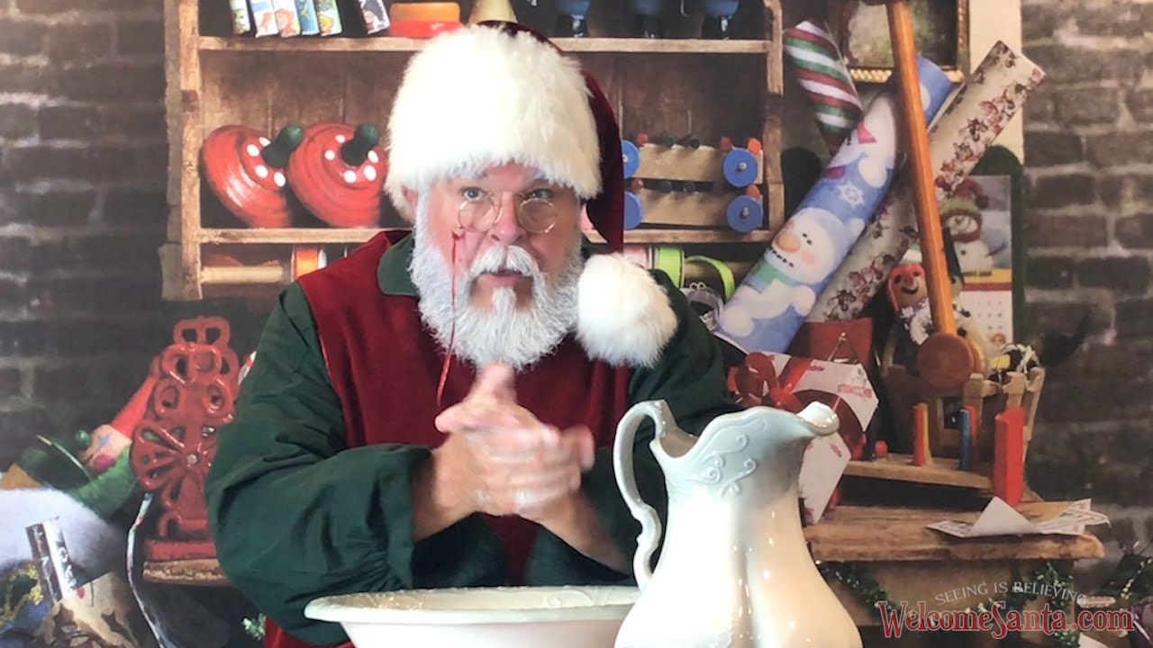 Santa Says Wash Your Hands - YouTube