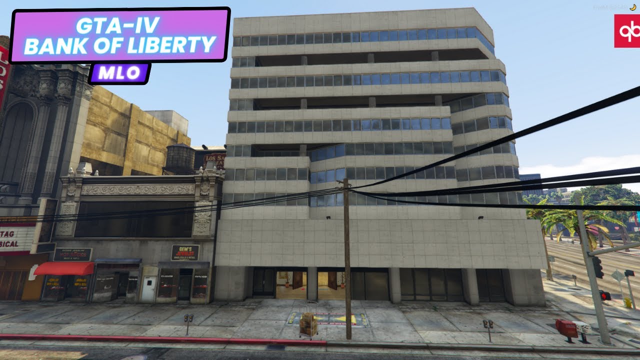 GTA-IV Bank of Liberty MLO | FiveM Map | FiveM MLO | FiveM Mods Store ...