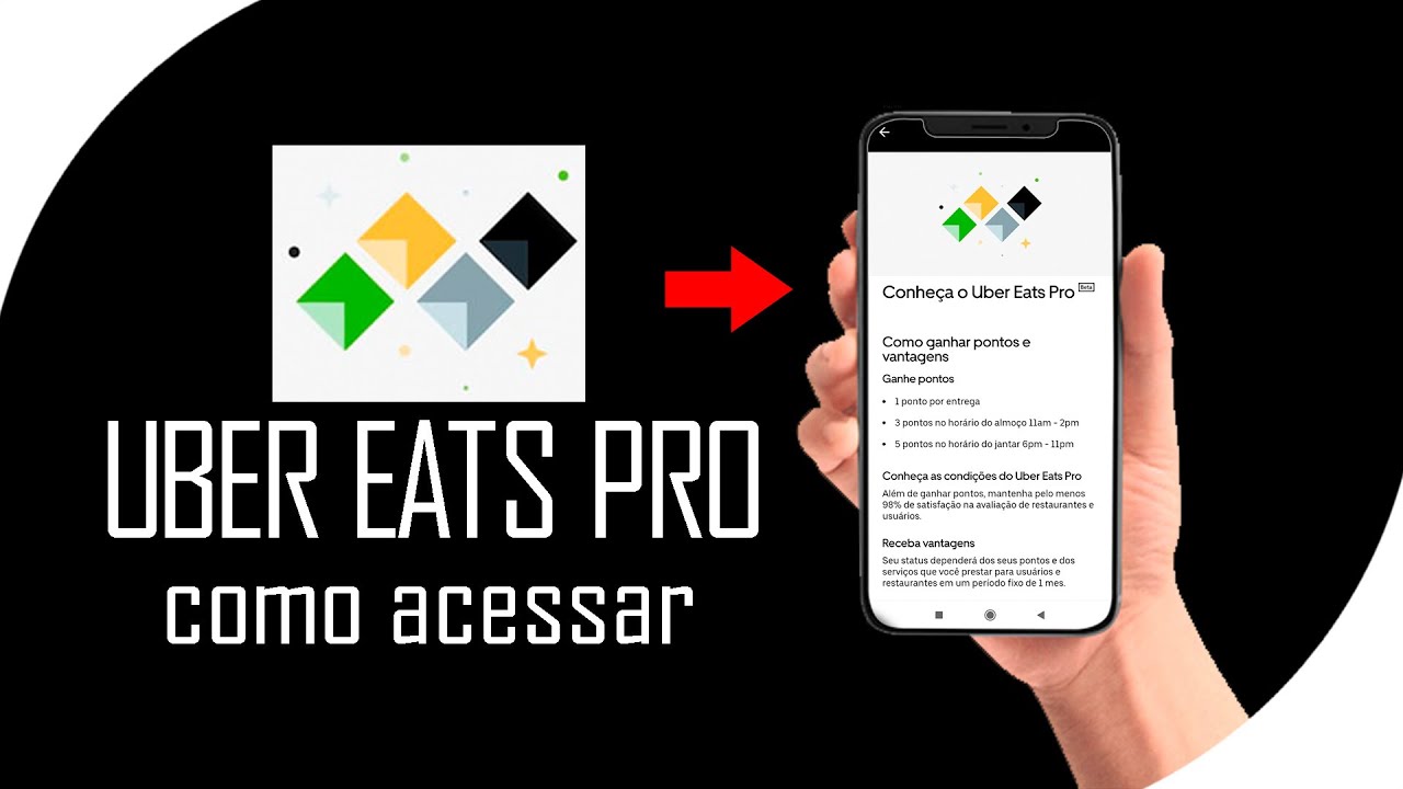 COMO ACESSAR UBER EATS PRO NO APP - YouTube