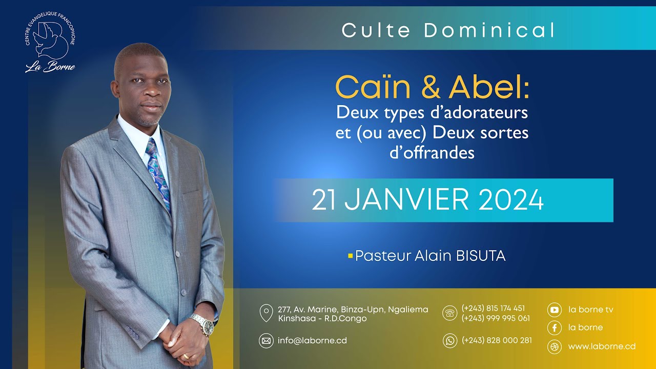 CAîN ET ABEL : DEUX TYPES D'ADORATEURS ET DEUX SORTES D'OFFRANDES/PST ...
