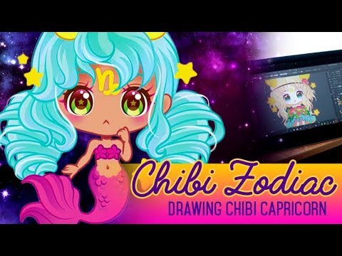 Zodiac Chibis - Capricorn [ vector art ] - YouTube