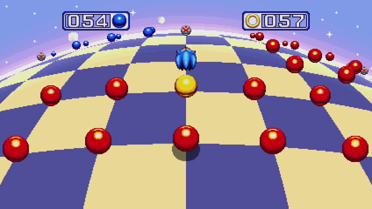 Sonic Mania | Blue Sphere Stage: 127 Spheres & 101 Rings (Gold ...