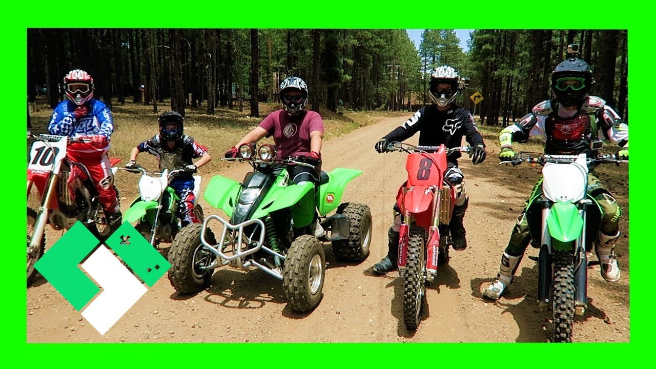 Family Dirt Bike Ride up in Forest Lakes (Day 1922) | Clintus.tv - YouTube