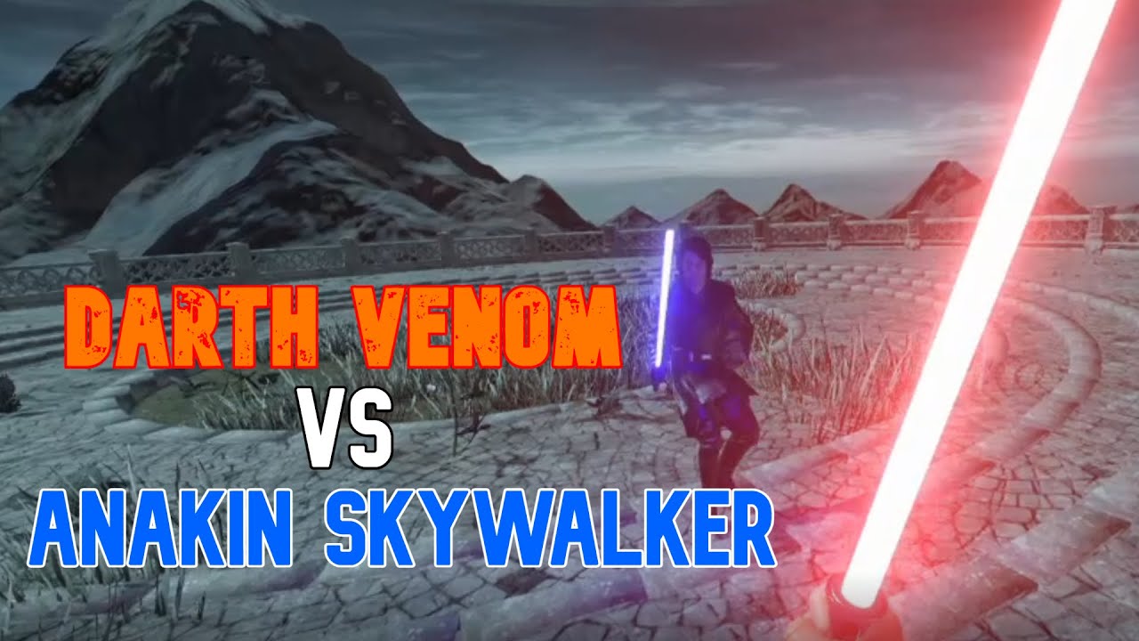 Darth Venom VS Anakin Skywalker - YouTube