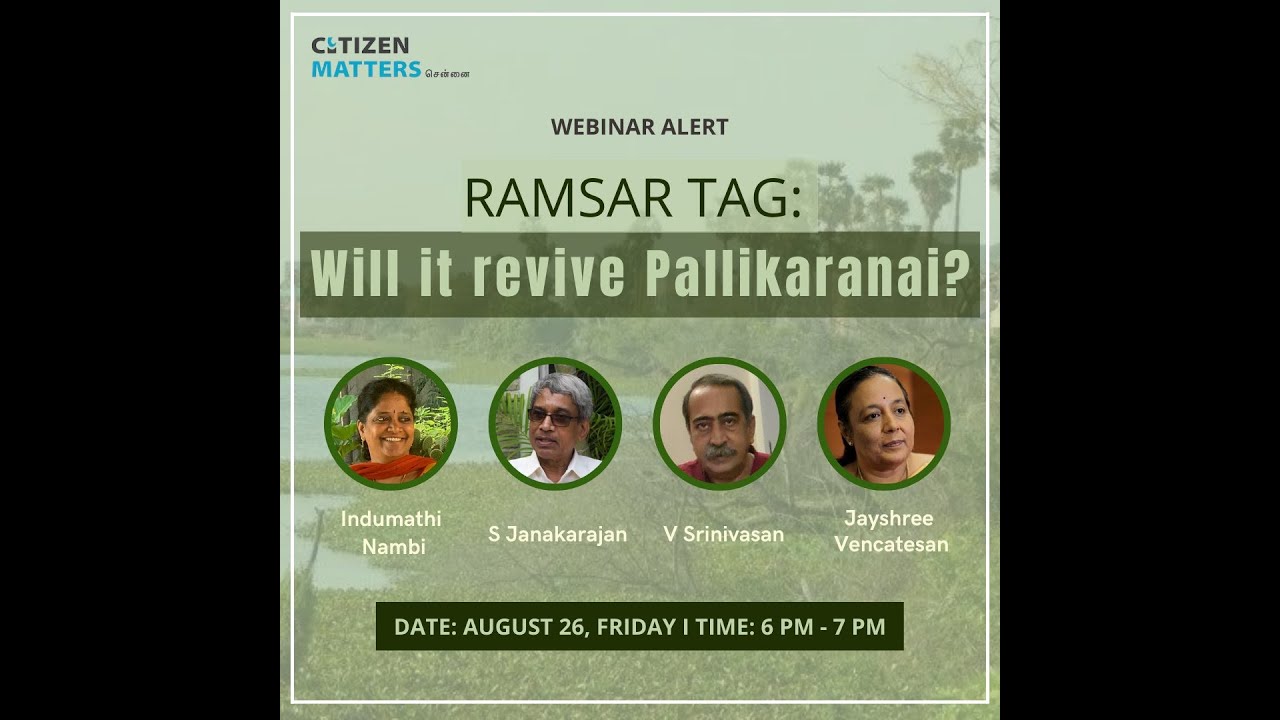 Webinar: Will the Ramsar Tag help revive Pallikaranai? - YouTube