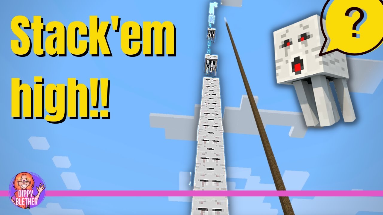 GIANT Ghast Tower - have we broken Minecraft? - YouTube