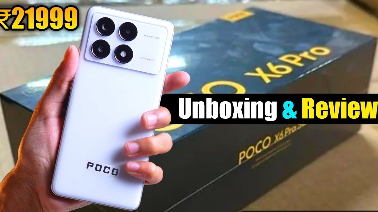poco x6 pro 5g unboxing | poco x6 pro launch date in india 🔥| poco x6 ...