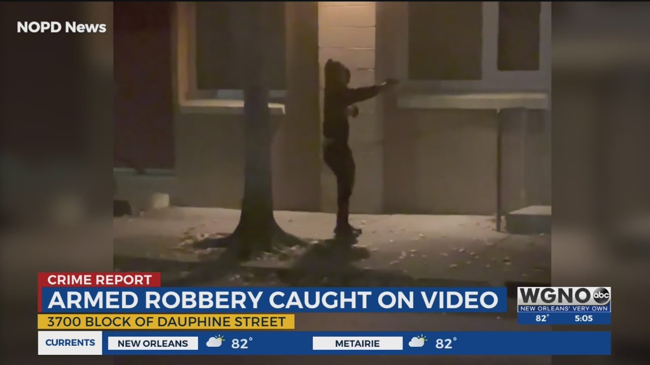 Armed robbery caught on camera - YouTube
