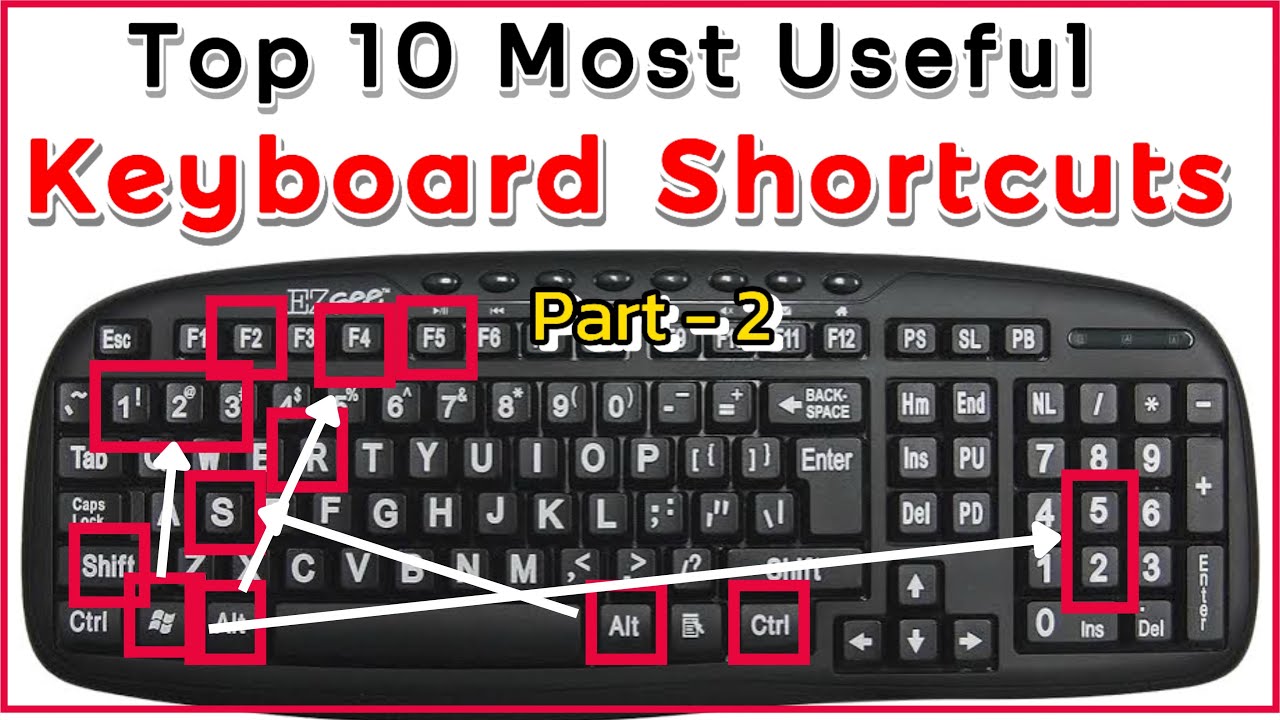 Top 10 Amazing Keyboard shortcuts for Windows || Most Useful keyboard ...