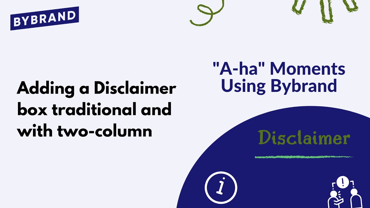 Disclaimer email signature - Adding a box traditional or two-column ...