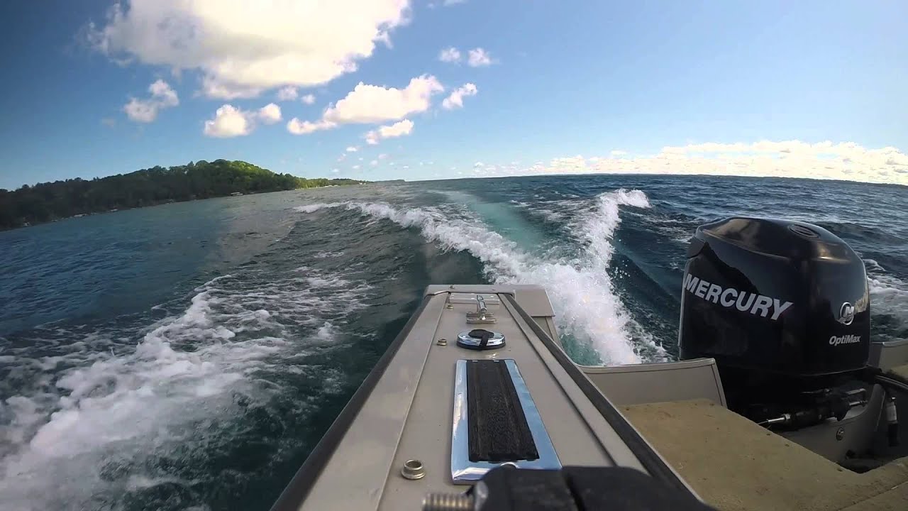 Traverse City East Bay boating - YouTube