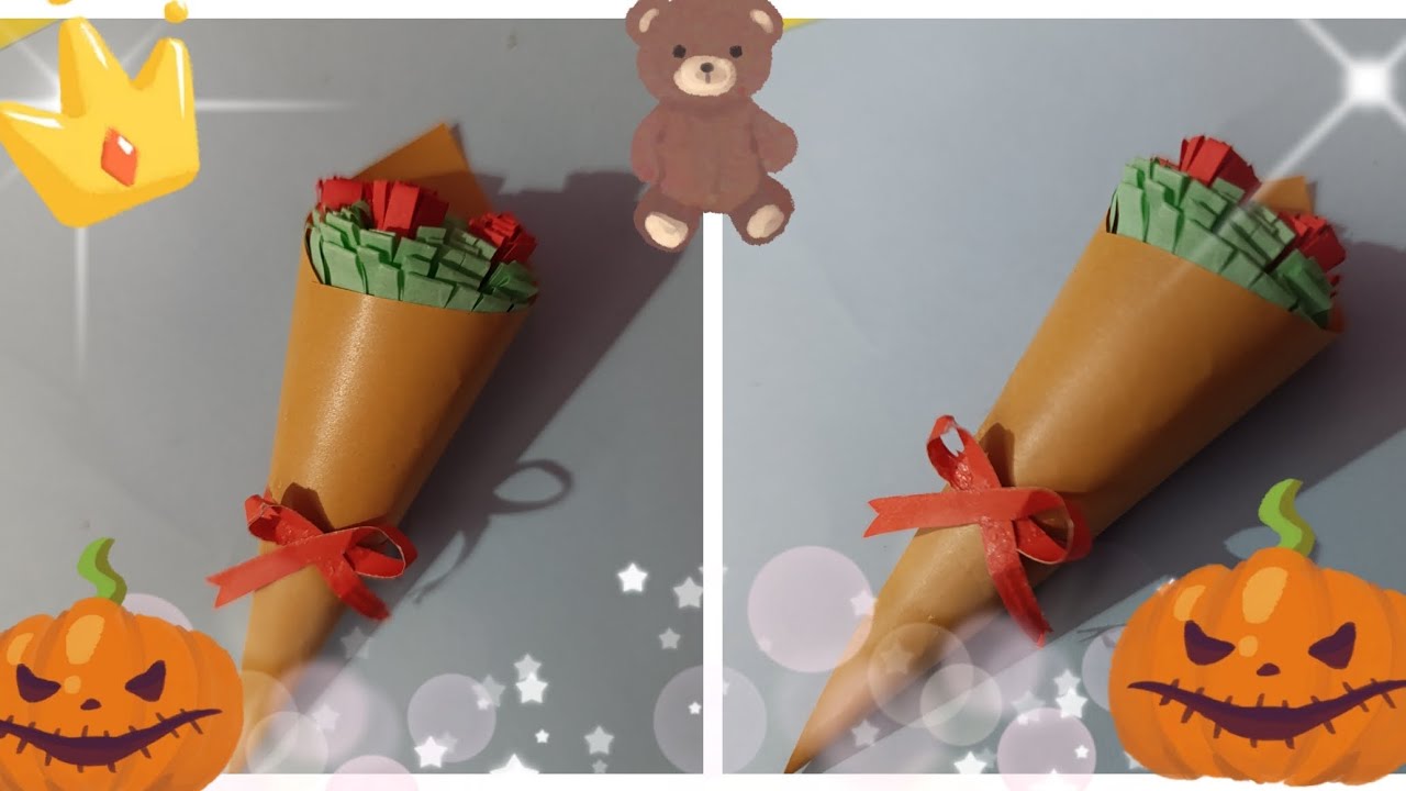 how to make paper bukay in easy way.and Don't forget to like,share and ...