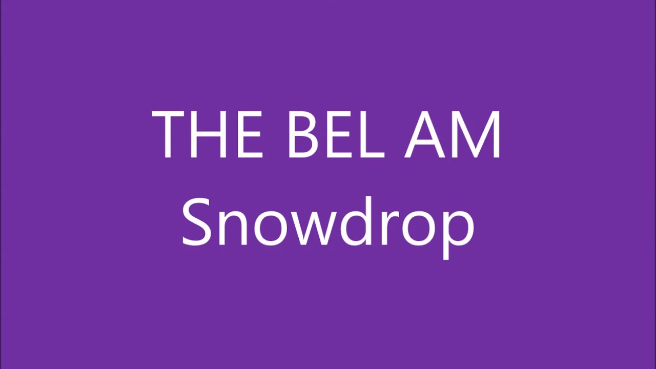 The Bel Am - Snowdrop - YouTube