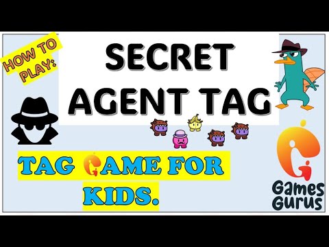 Secret Agent Tag Game for Kids | TheGamesGurus #tag #elementary # ...