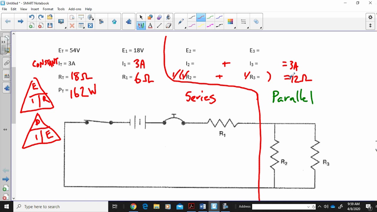 Series Parallel Circuit Assignment Solution - YouTube