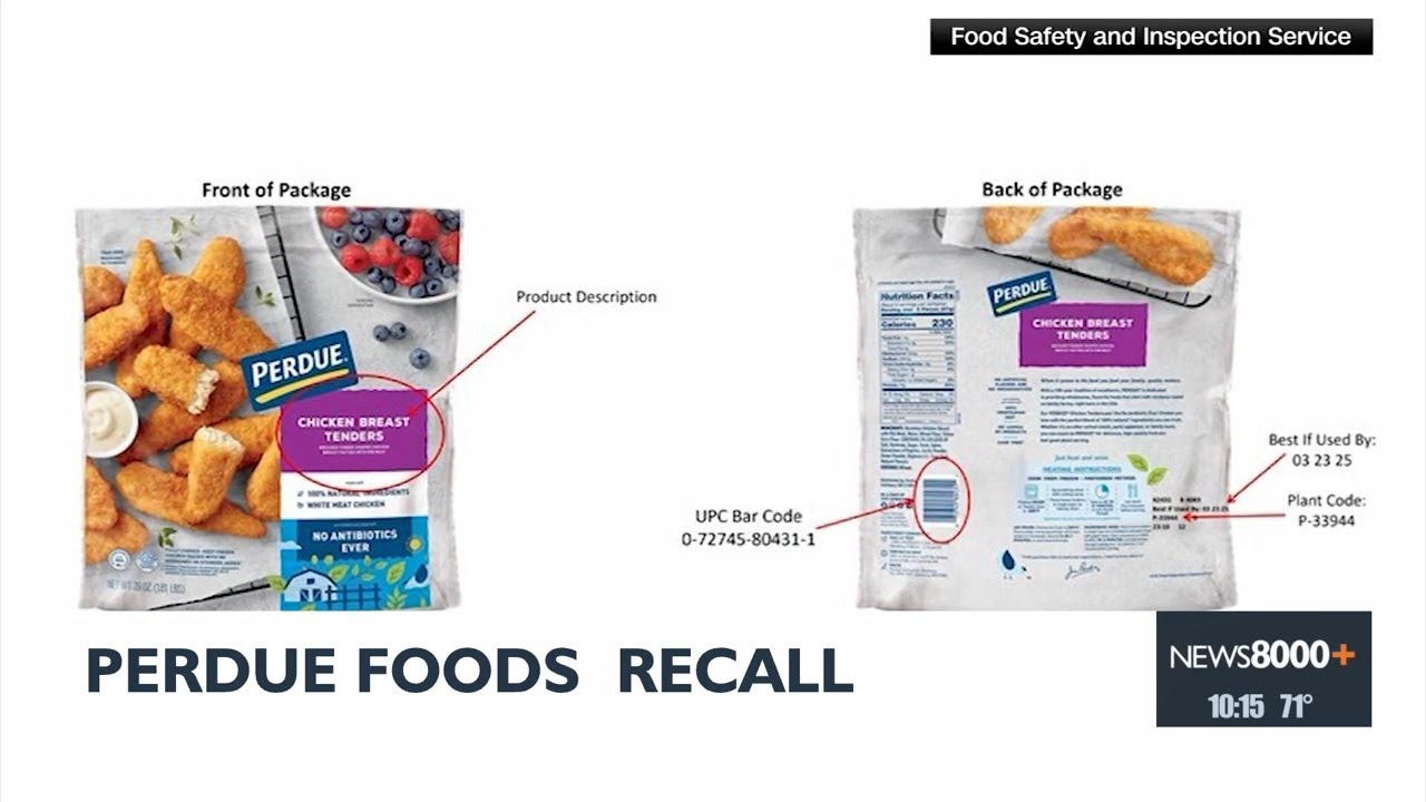 Perdue Foods recall - YouTube