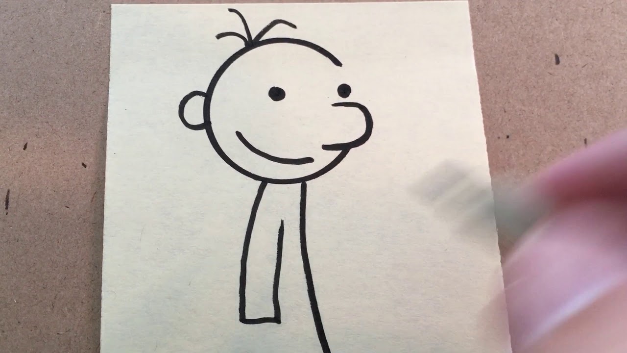 Sixty-Second Sticky Doodle 34: Wimpy Kid - YouTube