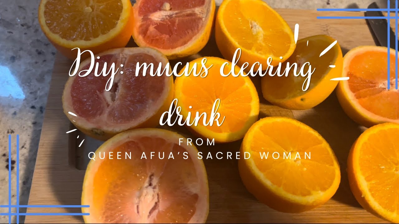 Queen Afua’s Mucus Clearing Drink| clear mucus in 3 SIMPLE steps! - YouTube