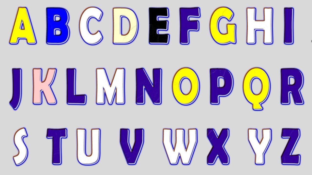 Alphabet song | ABC song | A B C D E F G H I J K L M N O P Q R S T U V ...