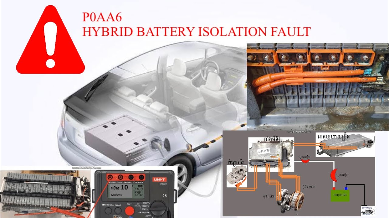 របៀបជួសជុលកំហូច P0AA6 Hybrid battery isolation system fault | Prius ...