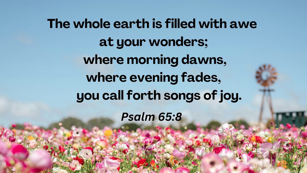 Psalm 65 - Praying the Psalms: Thanksgiving (Full Service) - YouTube