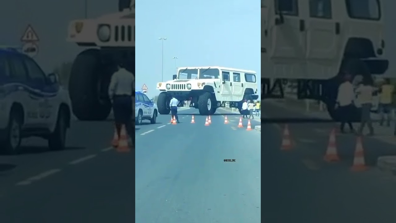 Biggest HUMMER H1 in the world - YouTube