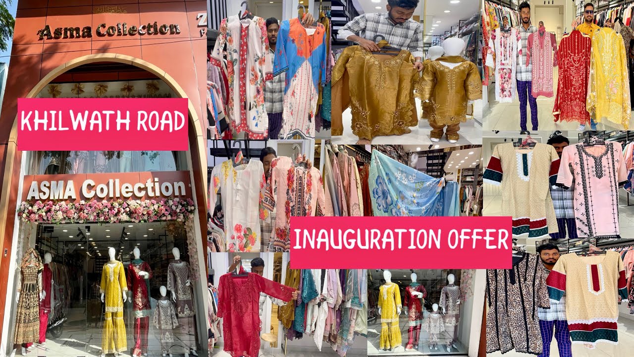 Hyderabadbiggest😱Asma collection,3rdbranch🌟opening Dhamaka Offer ready ...