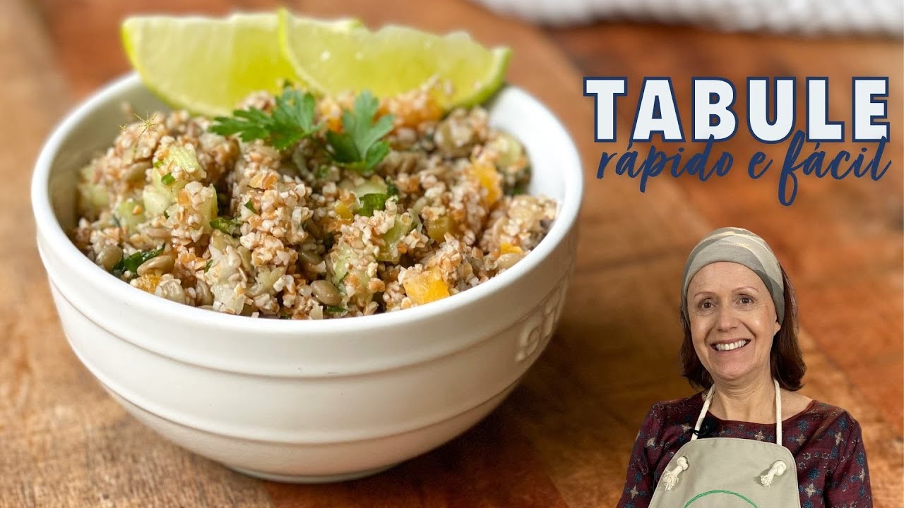 Tabule! Prato Árabe Tradicional numa Versão Rica em Proteínas - YouTube