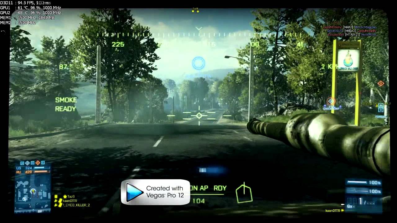 BF3 Micro Stutter test HD7950 - YouTube