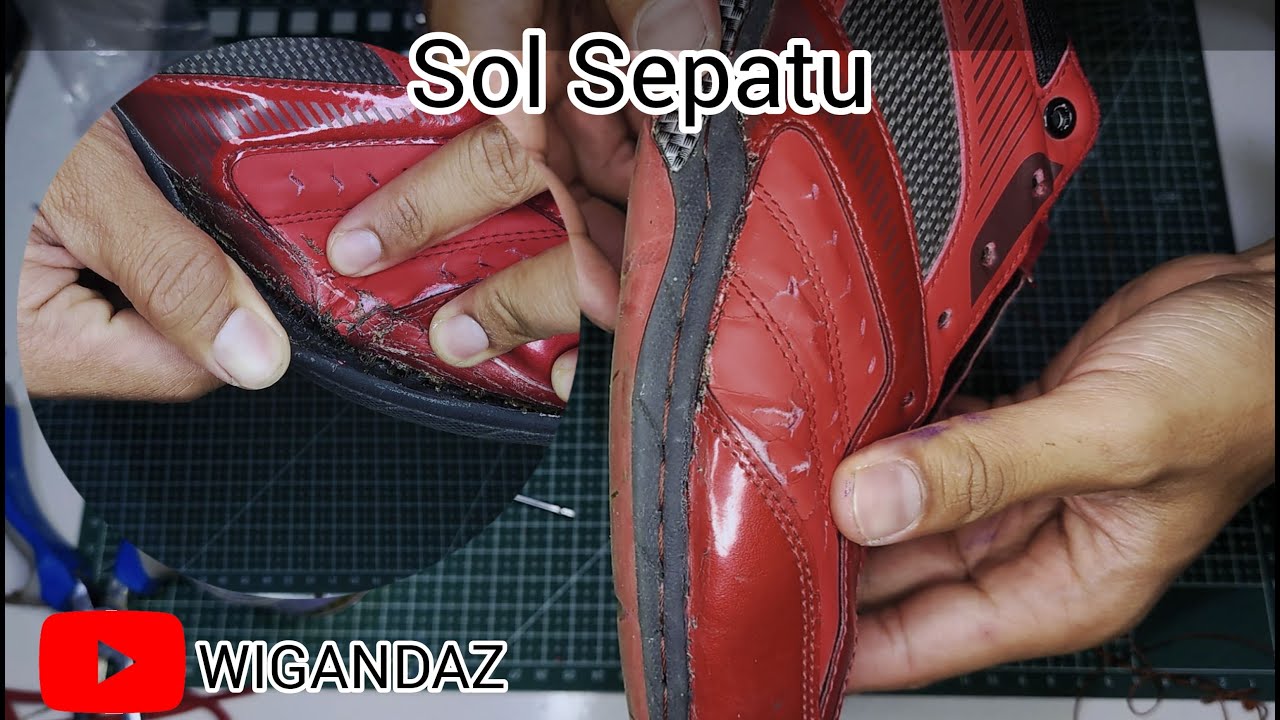 SEPATU JEBOL || JANGAN DI BUANG || CARA MEMPERBAIKI SEPATU JEBOL ...