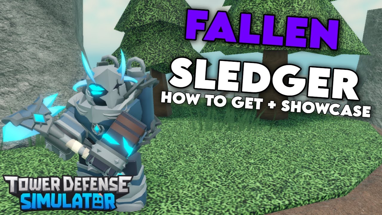 NEW FALLEN SLEDGER SKIN | HOW TO GET + SHOWCASE | Roblox Tower Defense ...