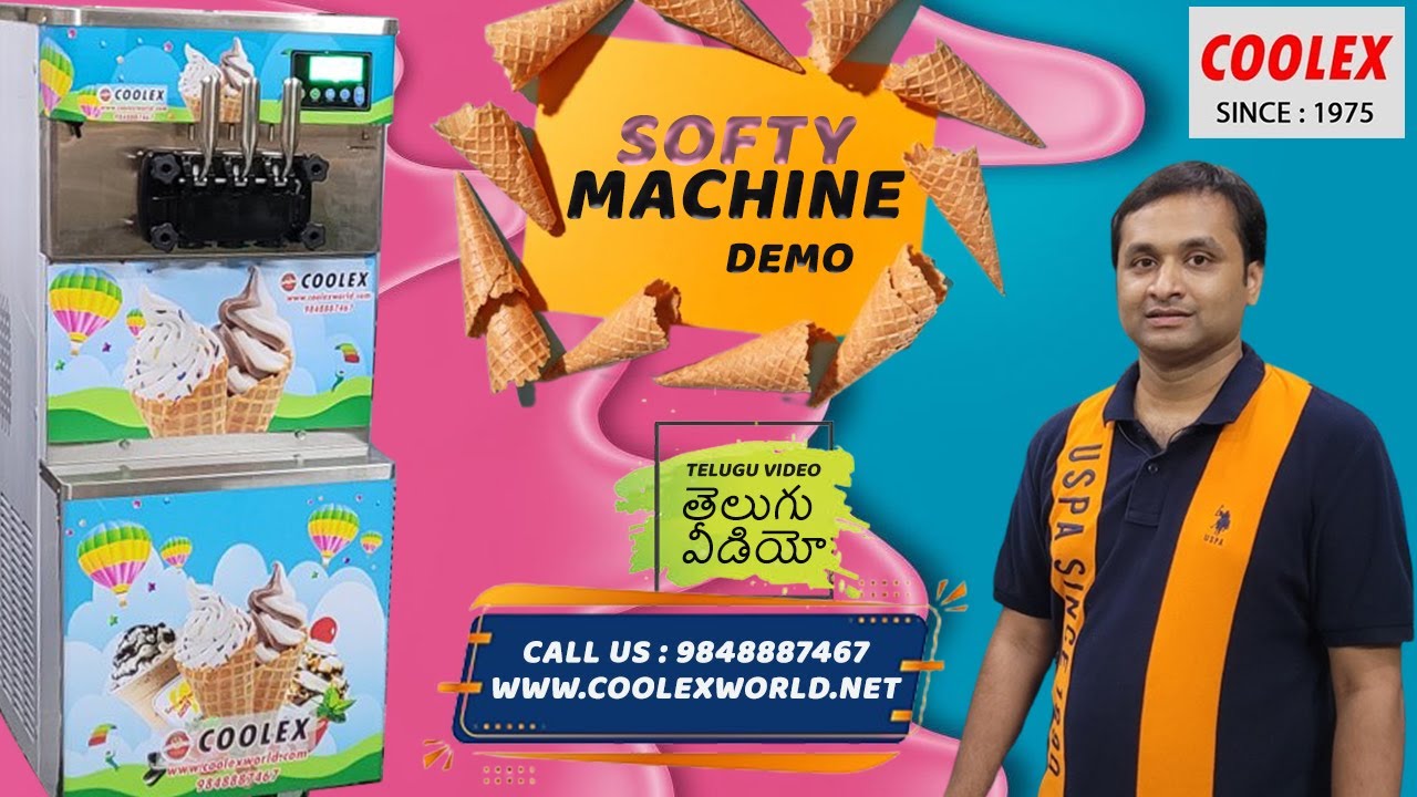 ఐదు ఐస్ క్రీం మెషీన్స్ FIVE SOFTY MACHINES | AUTOMATIC MACHINE | DEMO ...