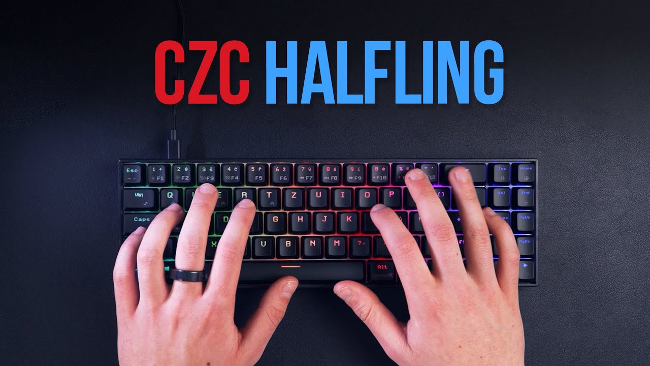 CZC Halfling (Cherry MX Silent Red) | Sound Test Comparison (Different ...