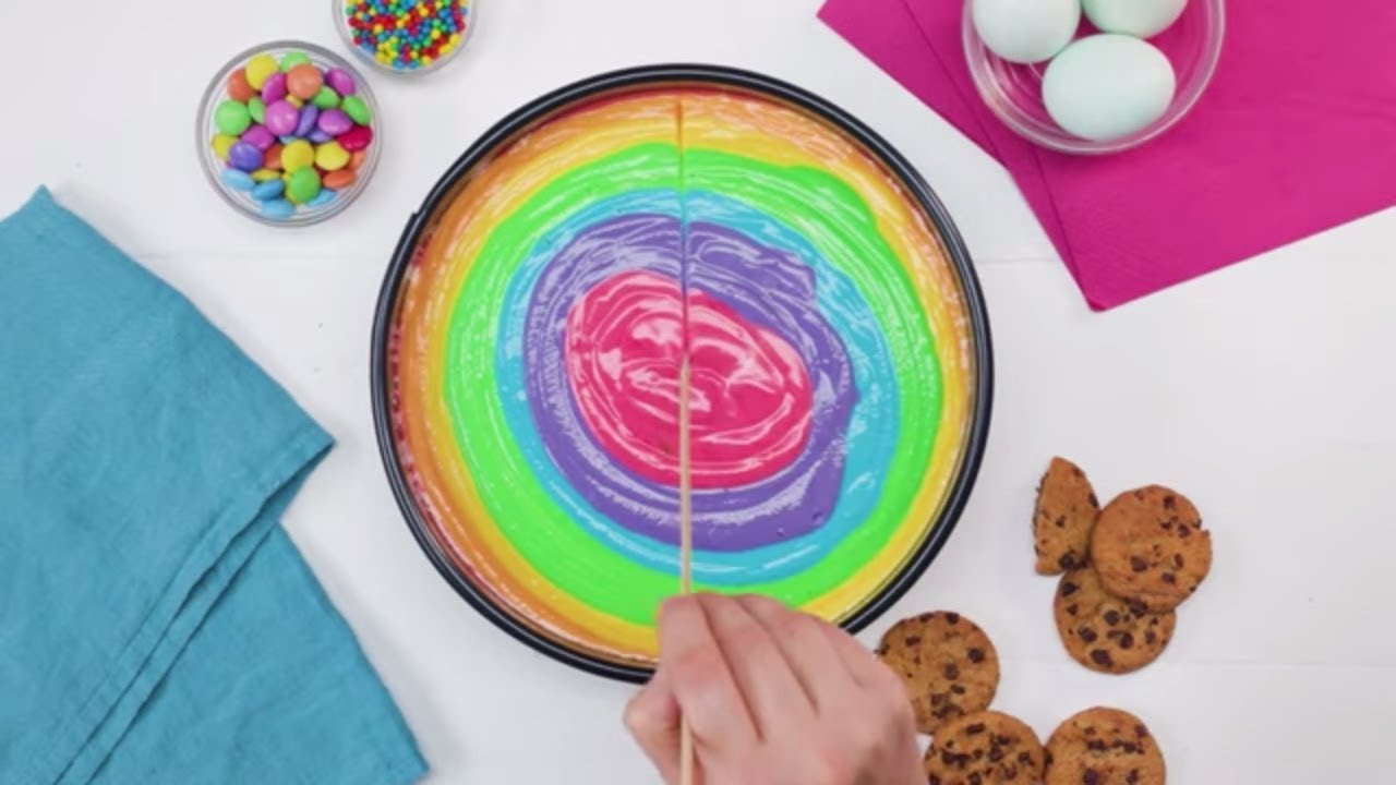 This Rainbow Zebra Cheesecake Recipe Is Scientifically Proven to ...