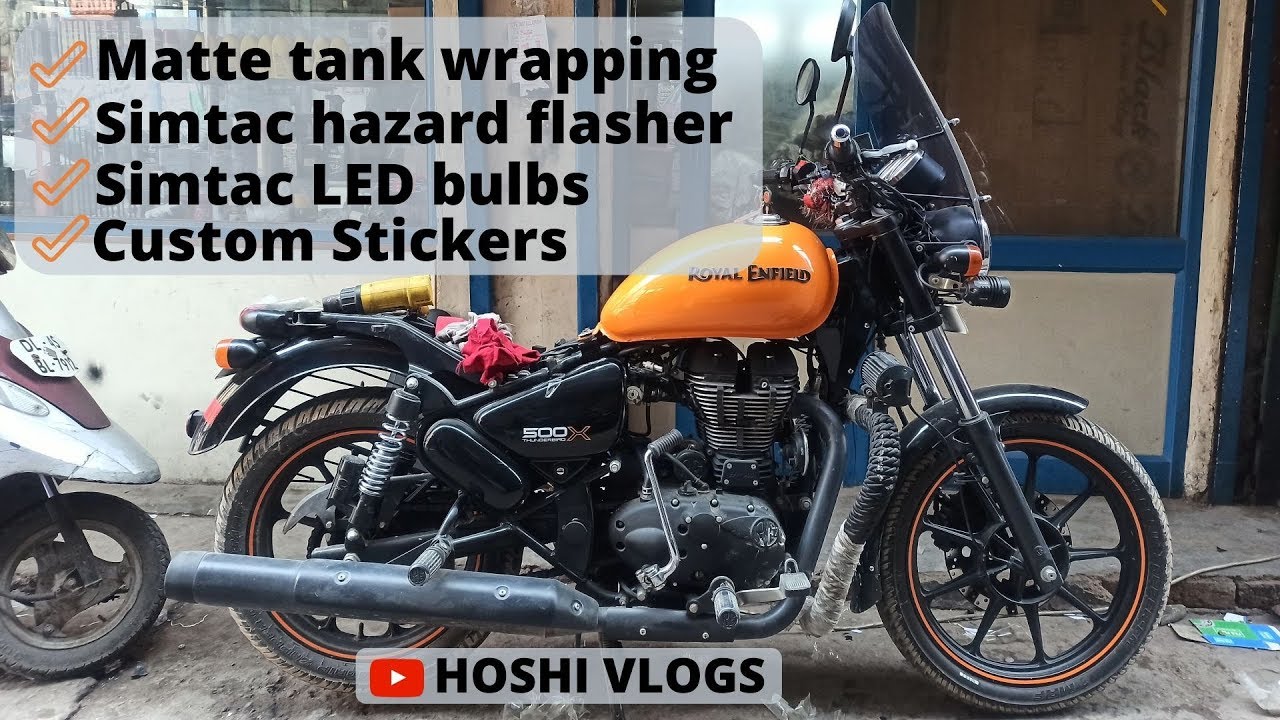 Thunderbird 350/500x modification | Simtac hazard flasher | Tank ...